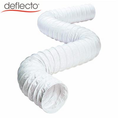 China 100mm White Vinyl Duct Hose Air Conditioner Duct HVAC System Part for sale