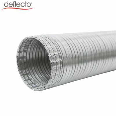 China Crimped End Aluminum Semi Rigid Flexible Duct Ventilation Systems Parts for sale