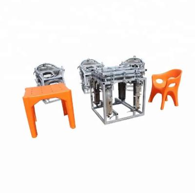 China Aluminum Rotoplastic Mold Plastic Table And Chair Silver Color for sale