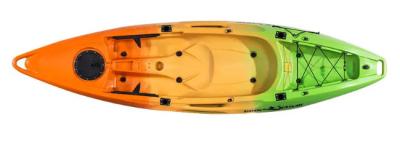 Cina 12 piedi Kayak a moltiplicazione rotazionale Sedere in alto mare Kayak con sistema di tracciamento Skeg in vendita