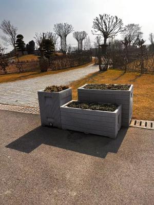 China Plastic Garden Flower Planter Rotational Aluminum Mold Customized for sale
