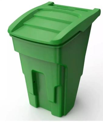 China Rotational Molding Products Plastic Mobile Trash Can Rotary-Plastic Rotary Forming Mold for sale