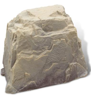 China Roto Mould Waterproof Outdoor Rock Speakers Bionic Stone With Realistic Colours for sale