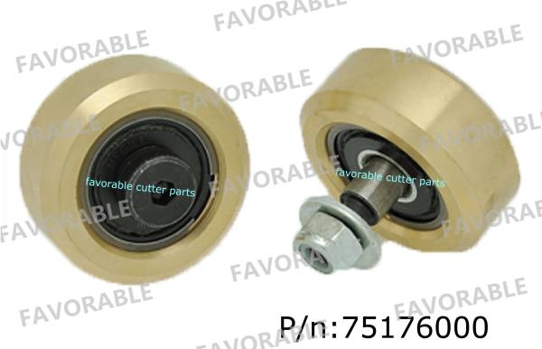 Roller Assy Fixed S52 S7200 For Auto Cutter GT7250 GT5250 Part 075176000