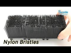Auto Cutter Machine Nylon Bristles Block Brush Black Plastic