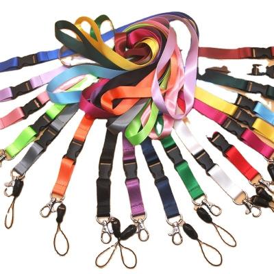 China Polyester Silicone Phone Lanyard Necklace Holder Strap Color Printing For Wedding Promotional for sale