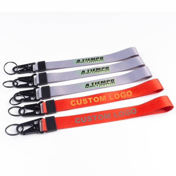 Quality Customized Color Automotive Car Keychain Metal Hook Lanyard for sale