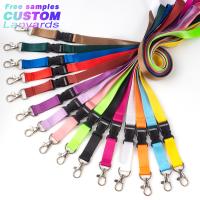 Quality Breakaway Sublimation Keychain Lanyard Key Holder Neck Strap Letterpress Silk for sale