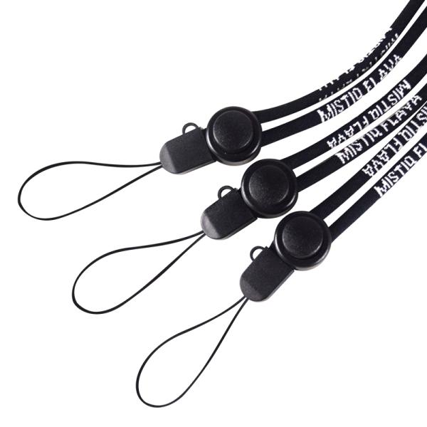 Quality Adjustable Polyester Lanyard – Custom Logo, 1–6 Color Printing for sale