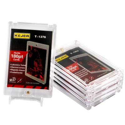 China Transparent Acrylic Magnetic Birthday Greeting Card Display Stand Holder Stands for sale