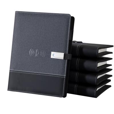 China Customized Reusable Smart Planner Business Journal Notebook Wireless USB Charging for sale