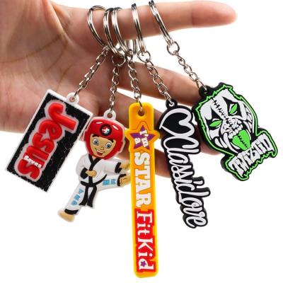 China Soft Rubber Silicone LED Sublimation Keychains Holder PVC Abiner Motorcycle for sale