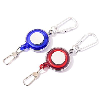 China OEM Thermal Transfer Printing Retractable Badge Reels Id Card Keychain Accessories for sale