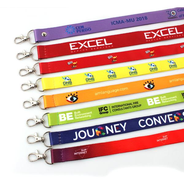Quality Contemporary Credit Card Lanyard Badge Holder Keychain Custom Logo 20mm Thick for sale