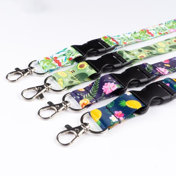 Quality Customized Easter Polyester Lanyard Strap String Keychain work Card Holder Badge for sale