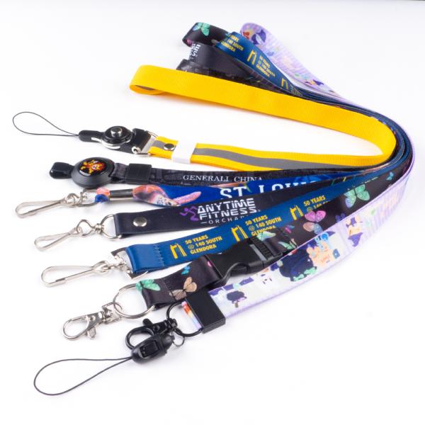 Quality Customized Easter Polyester Lanyard Strap String Keychain work Card Holder Badge for sale