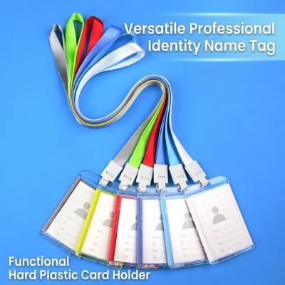 China Odm Acrylic Horizontal Vertical Id Holder For Work Gifts And Identification for sale