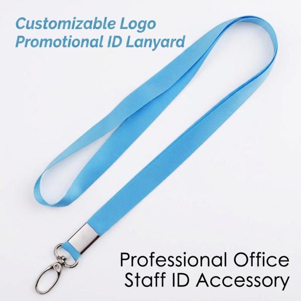 Quality Polyester Id Badge Neck Strap Credit Card Holder UV Printing Personalized Logo for sale
