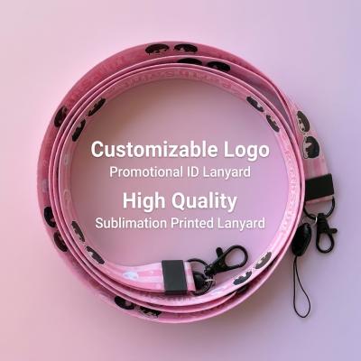 China Thermal Transfer Printing Lanyard String Id Credit Card Holder Cartoon Anime Design for sale