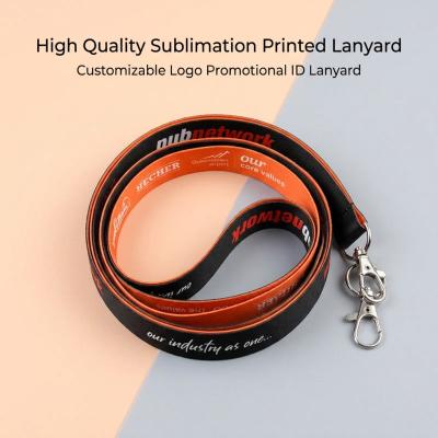 China Silkscreen Printing Lanyard String Retractable Work Badge Holder Lanyard OEM for sale