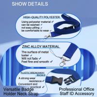 Quality Bulk Nylon Mobile Phone Lanyard String ID Card Holder Tag Letterpress Printing for sale