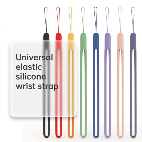 Quality Short Elastic Cell Phone Wrist Lanyard Strap Silicone Usb Selfie Stick OEM for sale