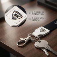 Quality Custom Polyester Neck Key Holder Lanyard Gravure Printing for sale
