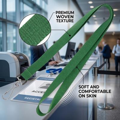 China Retractable Nylon ID Card Lanyard Key Holder Sublimation Blank Practical For Teacher Student Tradeshow for sale