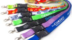 Custom Logo Polyester Lanyards For Events And Branding