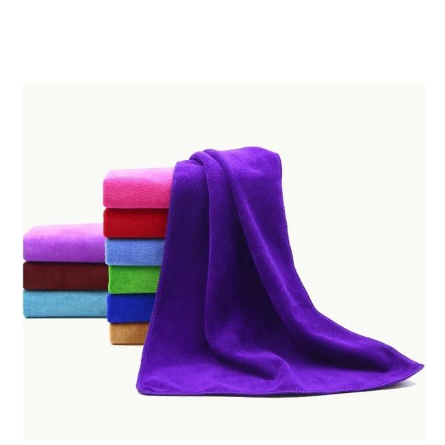 Packaged microfiber towel set ready for distribution