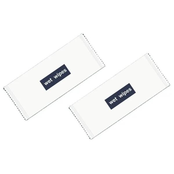 Quality Custom Logo Wipe Clean Paper Individually Wrapped 20x18cm Unscented for sale