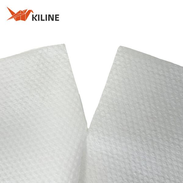 Quality White 60gsm Disposable Kitchen Towels In Roll With Wood Pulp And PP Material for sale