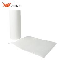 Quality Wood Pulp PP Infused White Disposable Kitchen Towel Rolls Cleaning Cloths OEM for sale
