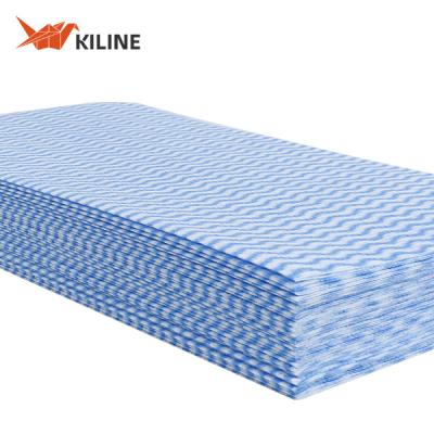 China 100% Viscose Reusable Kitchen Towel Roll , Multitask Cleaning Colour Coded Cloths for sale