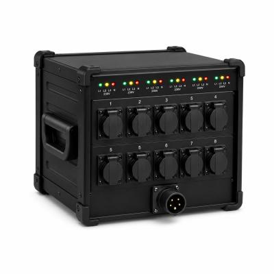 China Multi Channel Output Stage Power Distro With Clear Voltage Indicator Lights for sale