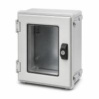 China Lockable Safety Protected Electrical Enclosure Inspection Window With Quick Disassembly Structure for sale