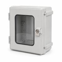 China Lockable Safety Protected Electrical Enclosure Inspection Window With Quick Disassembly Structure for sale