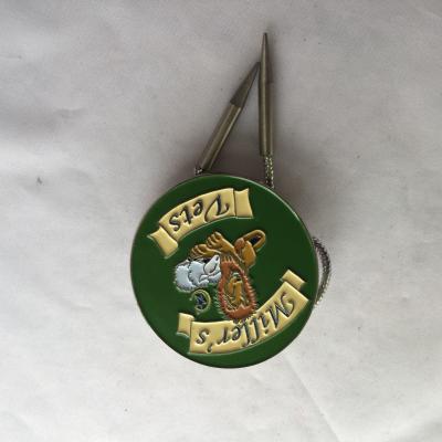 China Satained Glass Beauty Lapel Pin Zinc Alloy Badge with two metal butterfly for sale