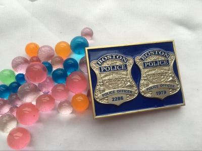 China Cheap customized metal New york 3D police department challenge coin for sale