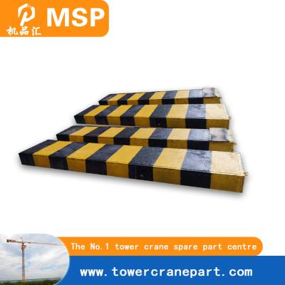 China Crane Counterweight Flat Top Tower Crane Component For Urban Construction Projects for sale