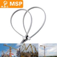 China MSP Tower Crane Spare Part Strapping High Strength Steel 1000 Piece MOQ for sale