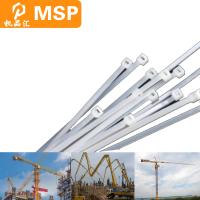 China MSP Tower Crane Spare Part Strapping High Strength Steel 1000 Piece MOQ for sale