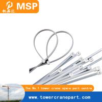 China MSP Tower Crane Spare Part Strapping High Strength Steel 1000 Piece MOQ for sale