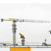 China MSP Flat Top Tower Crane with 80m Boom Length and Cabin Control for Construction Site Heavy Lifting for sale