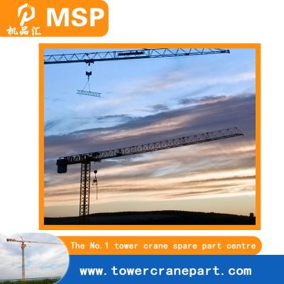 China Construction Site Flat Top Tower Crane For Safe Lifting Positioning for sale