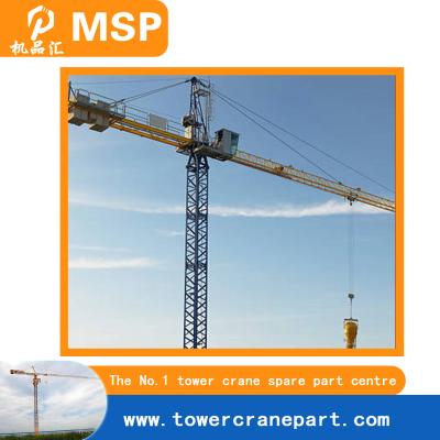 China Customized 80m Jib Length Crane With 44.8m-84.5m Free Standing Height for sale