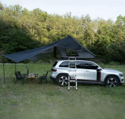 China Aluminum Extended Tent Hardshell Rooftop Tent with Rain Fly for sale