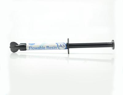China Dental 2g/ Syringe Visible Light Cure Flowable Composite Liquid Resin in Black's classes Ⅲ and V for sale