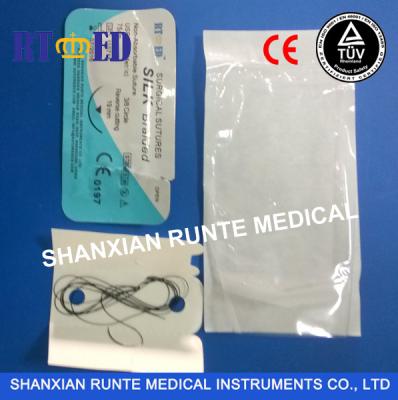 China SILK  SUTURE ,Non-absorbable, Sterile Disposable Surgical Medical Suture, Black Braided,Hot  selling, Fast Delivery for sale