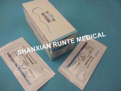 China Natural Black Braided SILK Suture ,Non-absorbable, Sterile Disposable Surgical Medical Suture, Best price, Hot selling for sale